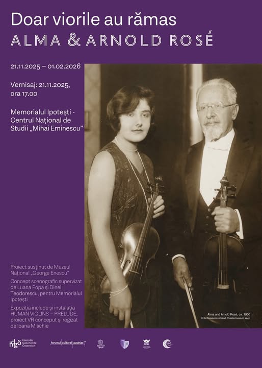 Expoziția „Doar viorile au rămas – Alma și Arnold Rosé”, la Memorialul ...